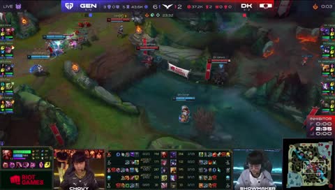 Deft拿出自己勝率極高的Jinx！可惜還是贏不了GEN.....GEN 2:1 DK